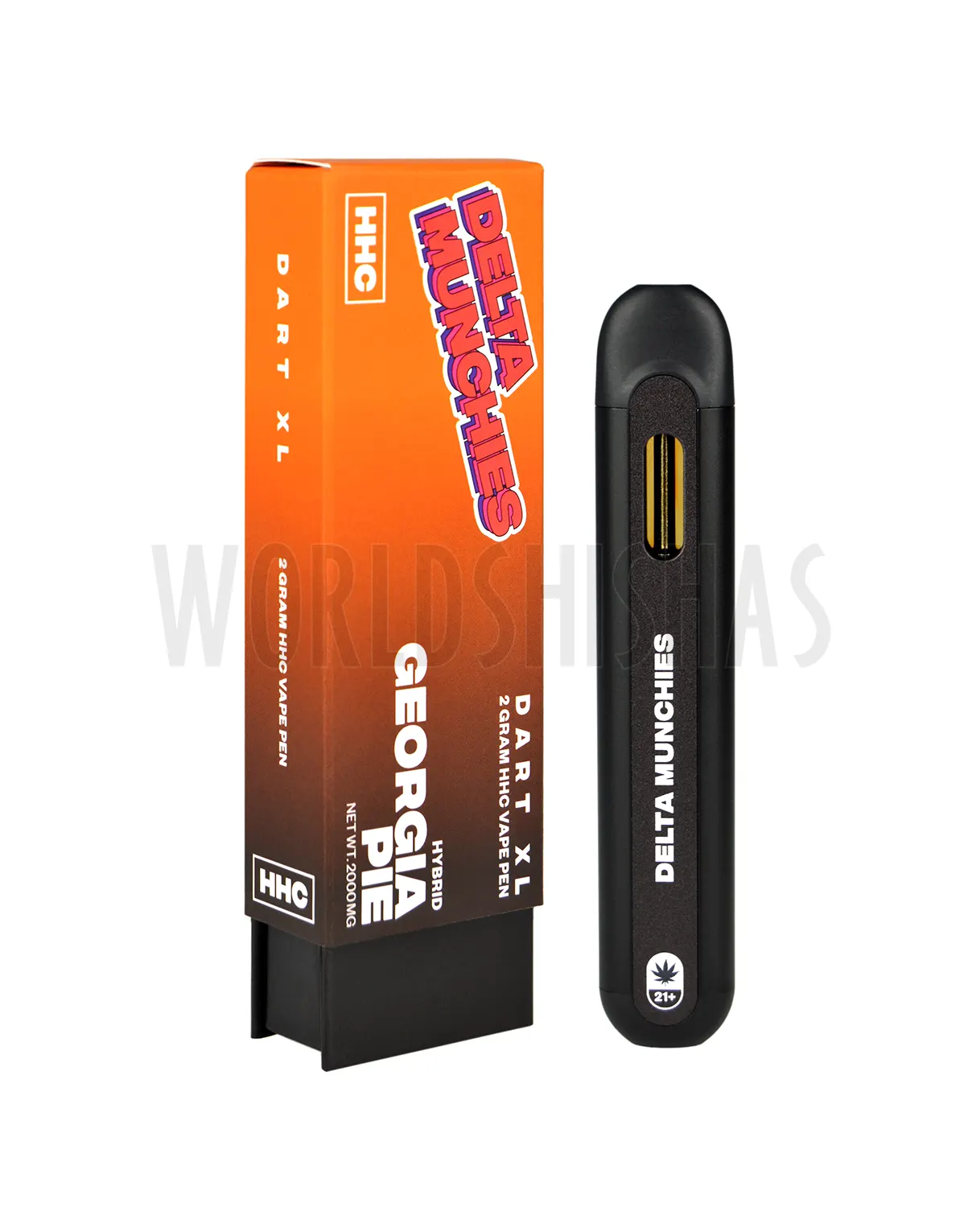 VAPER DESECHABLE DELTA MUNCHIES 2000MG HHC GEORGIA PIE 2ML - Worldshishas B2B